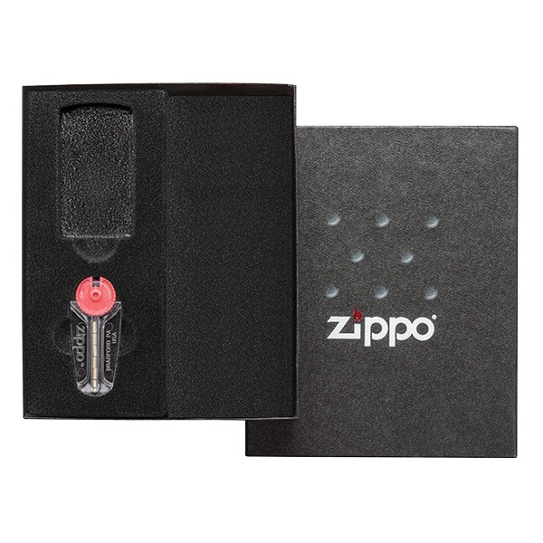 Zippo Gift Box w. Flint. Slim Lighter | Zippo.dk